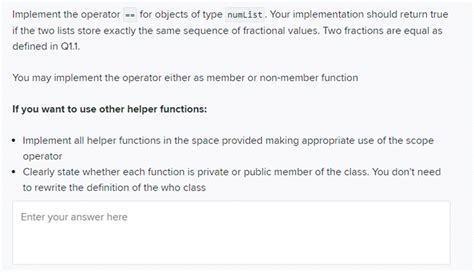 solved consider the definition of the class numlist used in the