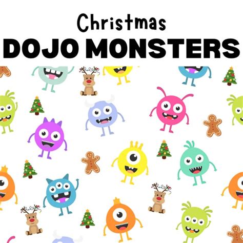 Christmas Classdojo Monsters Jolly Student Choice Fun Tpt