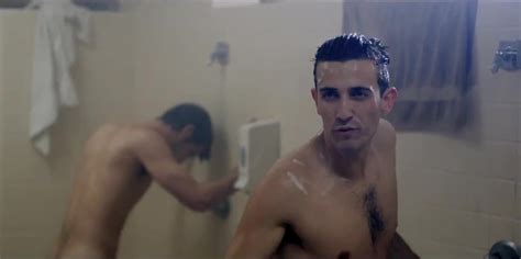 A Bunch Of Guys In Shower