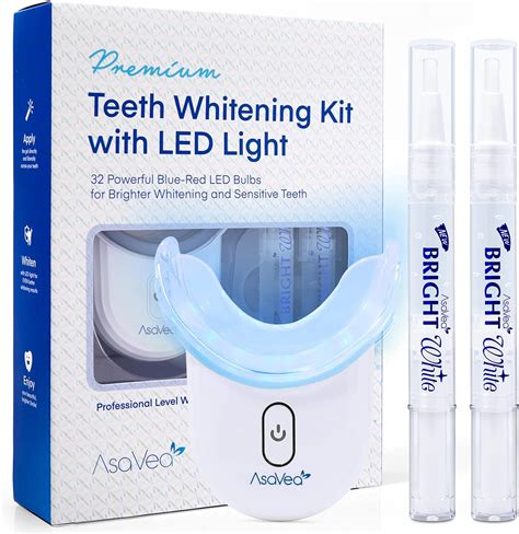 Asavea Smile Teeth Whitening Kit With Led Light Pen 32x