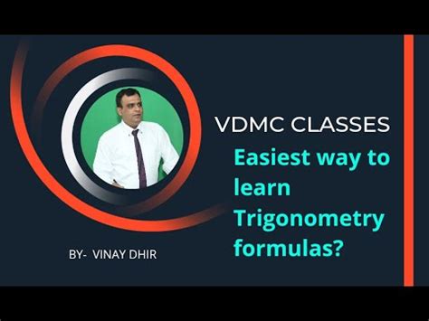 Easiest Way To Learn Trignometric Formulas YouTube
