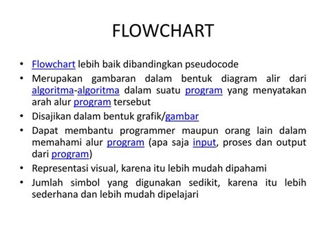 Penulisan Algoritma Dalam Bentuk Pseudocode Dan Flowchart Berbagi Bentuk Penting
