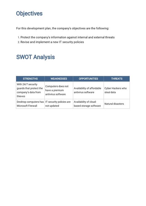 Secure Development Policy Template