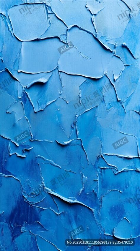 Ai创作图抽象 蓝色 绘画 纹理 艺术 油画 调色刀 现代 当代 墙面装饰 艺术品 家居装饰 艺术家 创意 视艺术 昵图网