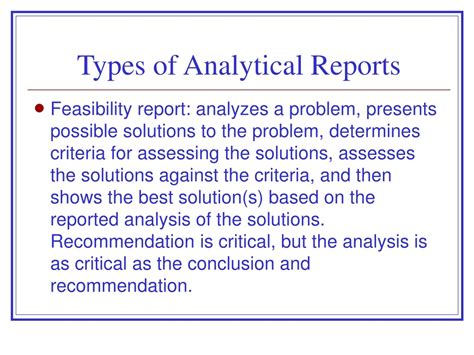 Ppt Analytical Reports In Business Crafting Recommendations And