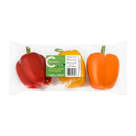 Sweet Bell Peppers 3 Pack Complimentsca
