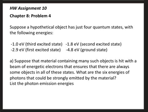Solved Hw Assignment 10 Chapter 8 Problem 4 Suppose A
