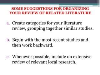 Review Of Literature Hypothesis And Conceptual Framework PPTX