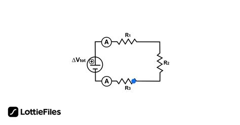 Free Current When Three Resistors Are Connected To A Voltage Source