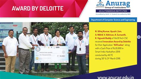 Computer Science And Engineering Anurag Group Of Institutions