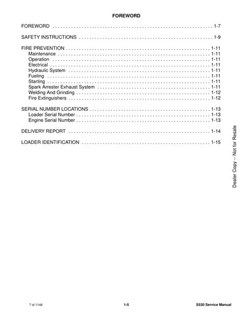 Service Manual Bobcat S530 Alr811001 B42t11001 And Up 6990673