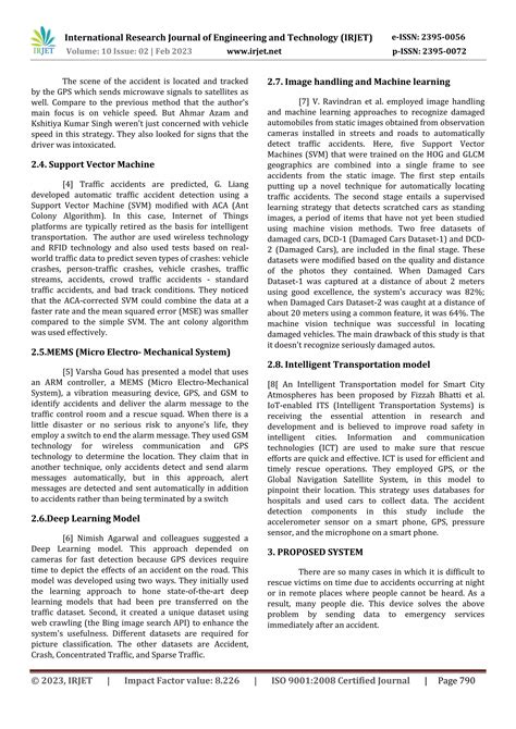 An Overview Of Traffic Accident Detection System Using Iot Pdf