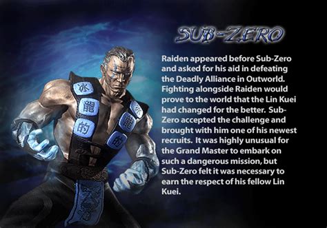 Mortal Kombat Deadly Alliance Sub Zero Alternate Costume