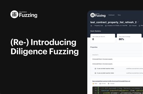 Re Introducing Diligence Fuzzing Consensys Diligence