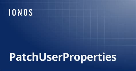 Patchuserproperties Python Sdk