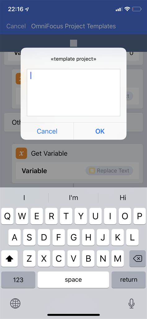 how to fill out omnifocus project templates with workflow colter reed