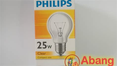 Lampu Bohlam Philips W Abang Listrik Supplier Distributor Listrik Grosir Murah Bandung