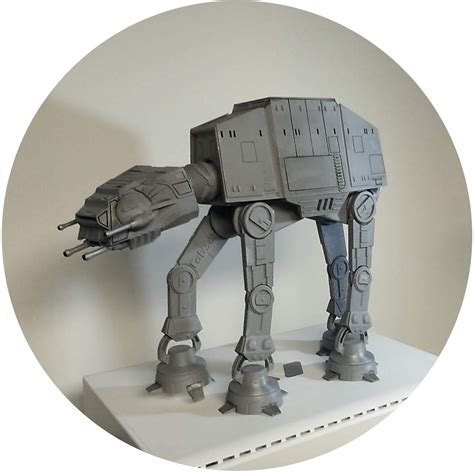 ⭐ Star Wars Atat Print In Place Articulated・3d Print With The Voron
