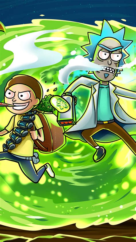 500 Rick And Morty Portal Wallpapers