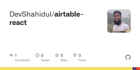 Github Devshahidulairtable React