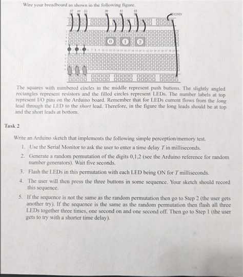 Wire Your Breadboard As Shown In The Following Chegg
