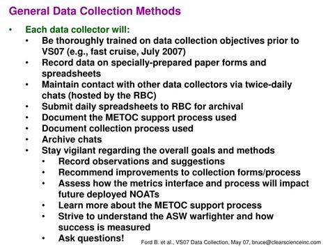 PPT ASW METOC Metrics Proposal For VS07 Data Collection PowerPoint Presentation ID 4352180