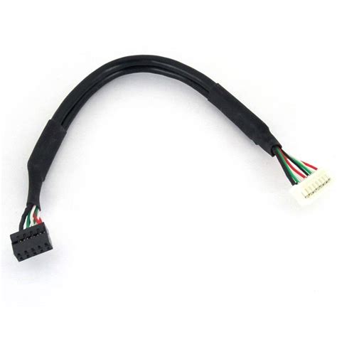 Nuc 2 0mm Pitch 8 Pin Connector To 2 00mm Dual Row 10 Pin Female Cable Usb 10x8 Cbl Mwave