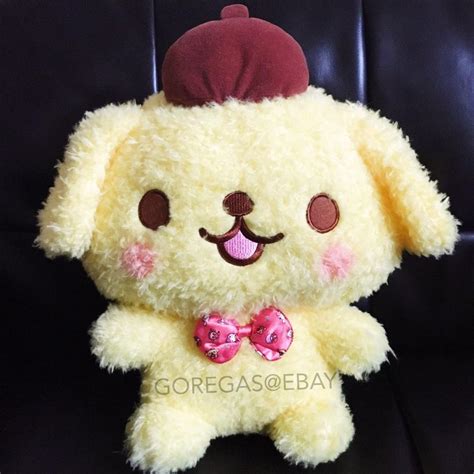 New Rare Big Special Sanrio Japan Pom Pom Purin Plush Stuffed Mascot
