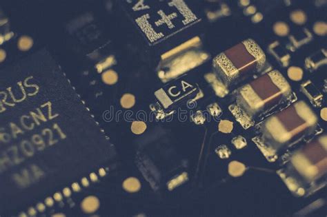 Microchip Macro Closeup Background Stock Image Image Of Macro Iron
