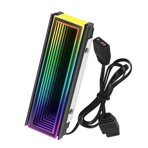 V ARGB Sync Computer SSD M Radiator PC RGB M Nvme Cooling Heatsink Solid State Drive