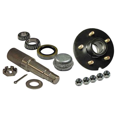 Single 5 Bolt On 5 Inch Hub Assembly Includes 1 1 38 Inch To 1 1