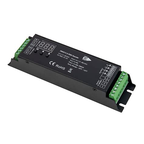 Channel LED DMX And RDM Decoder Master A CH V Digital Display DS DMX