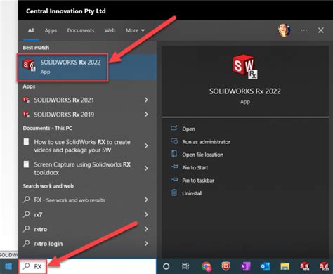 SOLIDWORKS RX Problem Capture Central Innovation