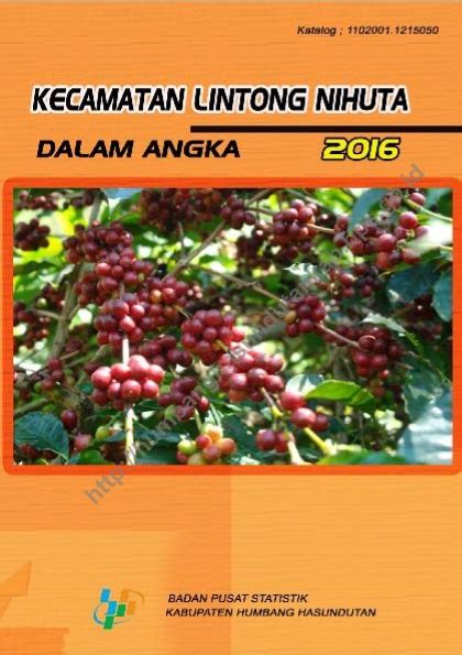 Lintong Nihuta Subdistricts In Figures 2016 Bps Statistics Indonesia