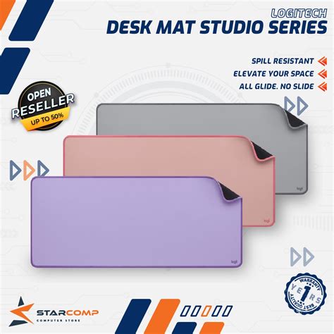 Jual Logitech Desk Mat Studio Series Mouse Pad Xl Polos Anti Slip Shopee Indonesia