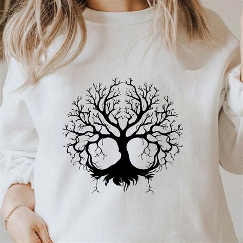 Tree Of Life Svg Png Dxf Yggdrasill Svg Tree Clipart Tree Etsy