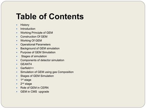 Gaseous Electron Multiplier And Its Simulationpptx Chemistry Science