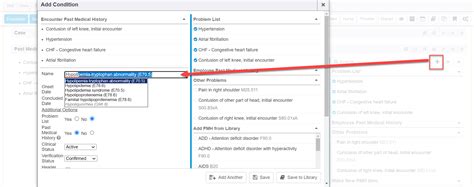 Webchart Past Medical History Encounter Section