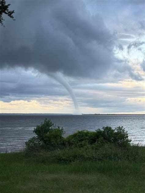 Waterspout Spotted Over Mobile Bay