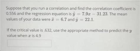 Solved Suppose That You Run A Correlation And Find The Chegg