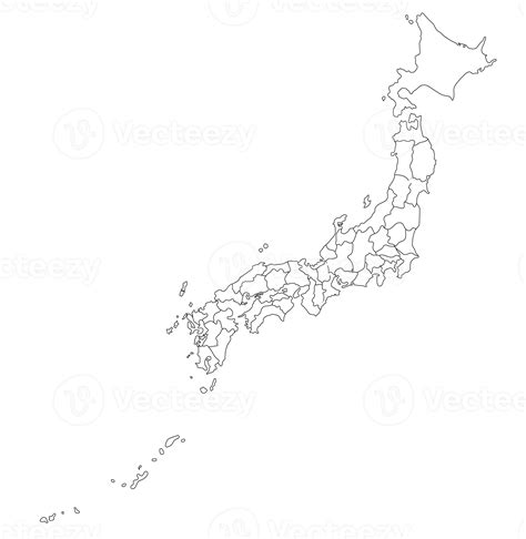 Map Of Japan 23204763 Png