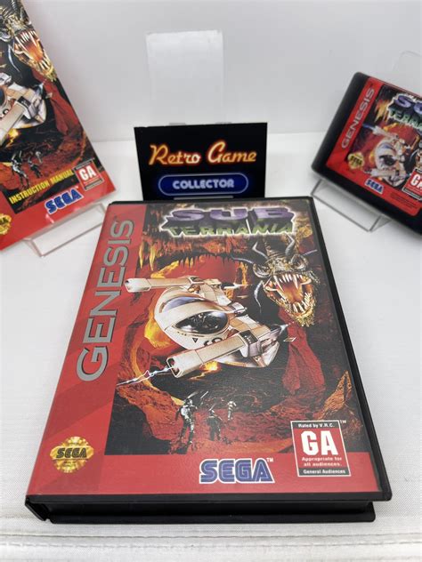 Sega Genesis Sub Terrania Cib Ntsc Retro Game Collector