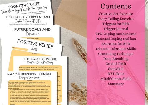 Emdr Workbook Emdr Worksheet Emdr Tools Emdr Resources Emdr Client