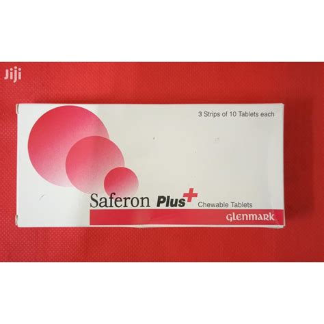 Saferon Plus 3 Strips Of 10 Chewable Tablets Portal Pharmacy