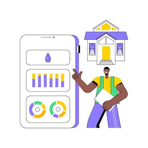 Premium Vector Water Contamination Detection System Abstract Concept Vector Illustration