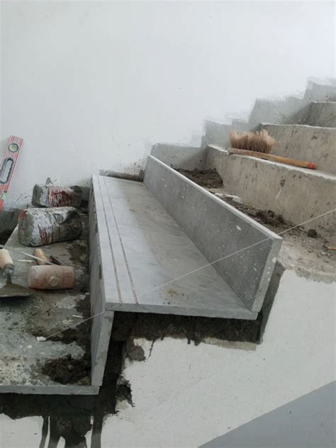 Laying Of Silbata Marble For Staircase Step Tread And Riser Tread