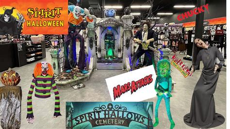 Spirit Halloween 2023 New Decor Full Walkthough And Demos