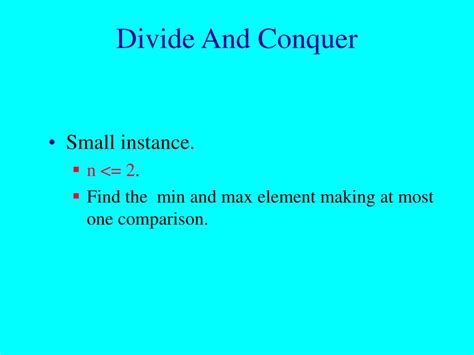 Ppt Divide And Conquer Powerpoint Presentation Free Download Id829509