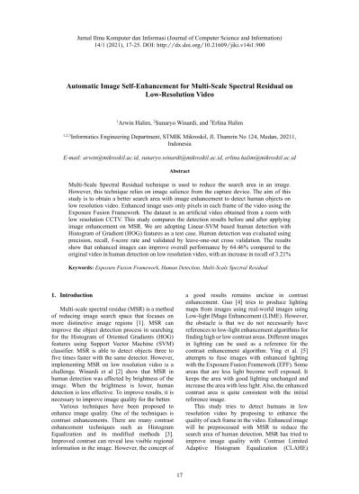 Automatic Image Self Enhancement For Multi Scale Spectral Residual On
