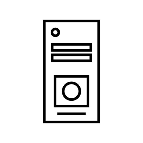Computer Case Icon On White Background 43045286 Vector Art At Vecteezy